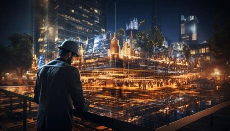 Premium AI Image A Engineer Planning His Future Building Construction Project Generative AI