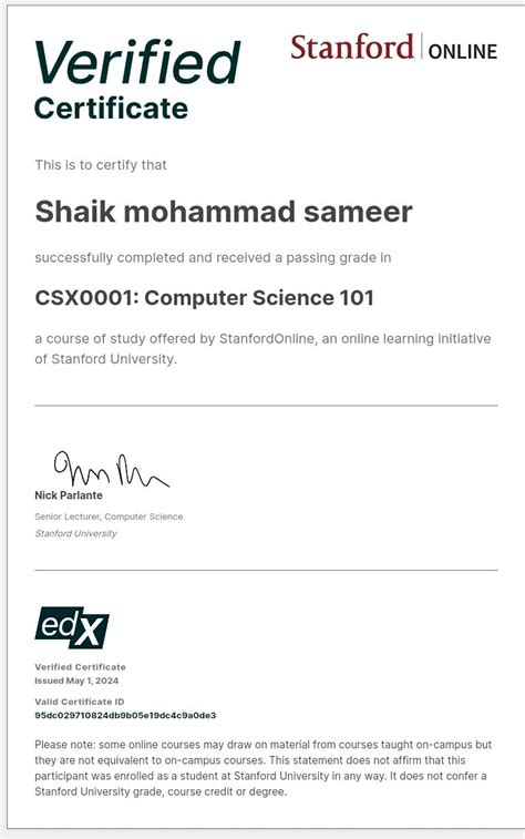 sameer shaik on linkedin edx computerscience programming