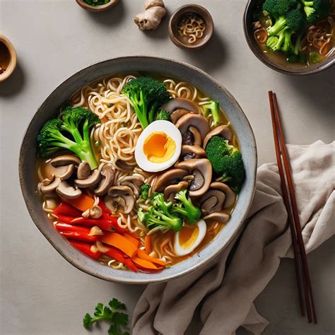 Garden Vegetable Ramen Bowl Recipe Cookaifood