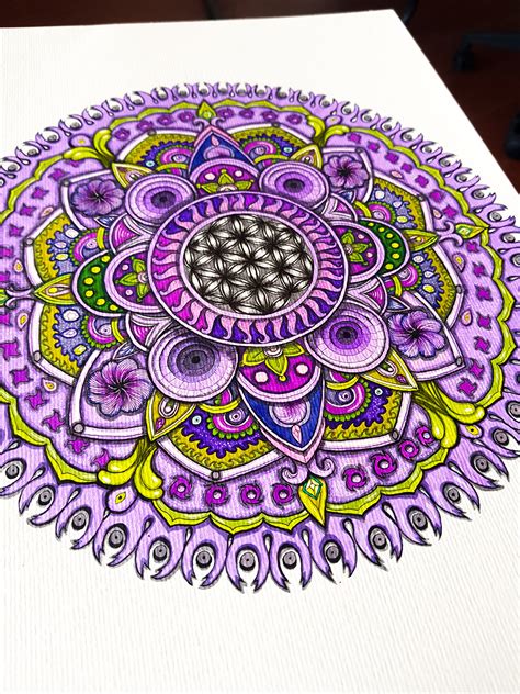 Drawing Flower Of Life Mandala Best Flower Site
