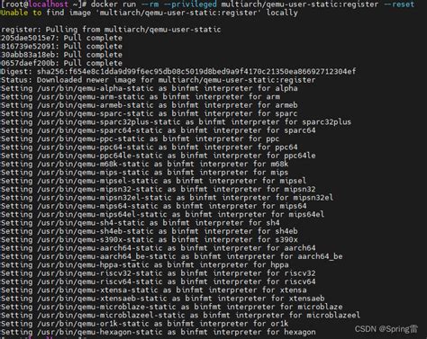 x86平台运行arm64平台docker 镜像 docker x86运行arm镜像 csdn博客