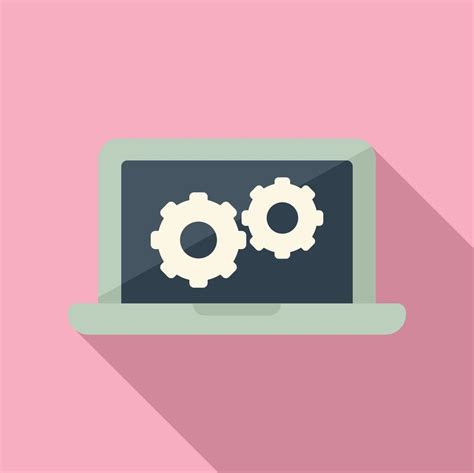 Laptop Technical Document Icon Flat Vector Paper Manual Vector Art At Vecteezy