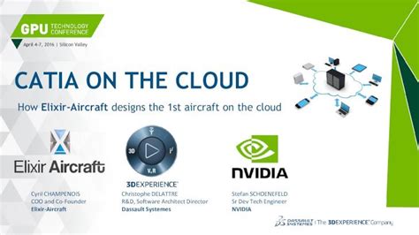 Pdf Catia On The Cloudon Gtc2016presentation