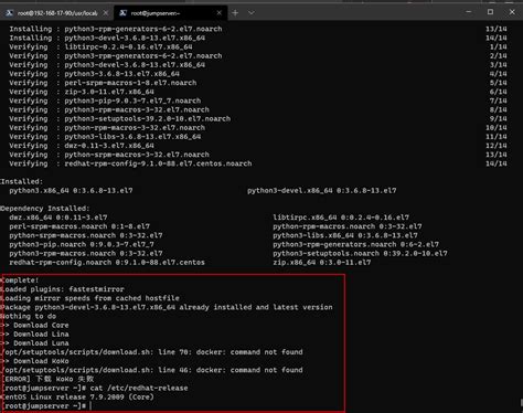 Bug Centos 792009最小化安装，极速部署失败 · Issue 5018 · Jumpserverjumpserver