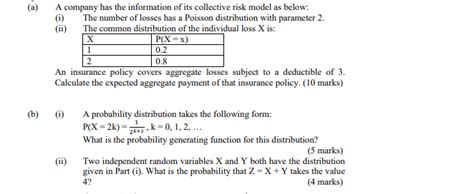 A Company Has The Information Of Its Collective Risk