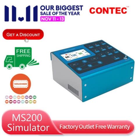Contec Ms200 Touch Screen Nibp Simulator Dynamic Bp Simulation Nibp