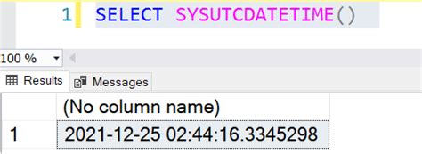 在 SQL Server 中检查当前日期和时间时间戳的 SQL 命令 墨天轮