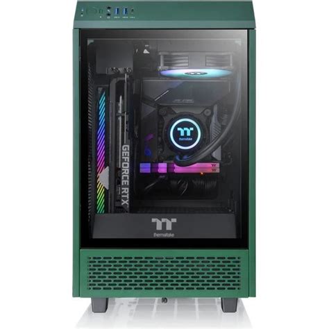 Boitier Mini Tour Mini Itx Thermaltake Tower 100 Vert Cdiscount Informatique