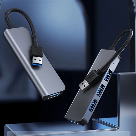 Byl 2013u Usb Adapter 4 In 1 Multi Function Usb 30 And Usb 20 Hub