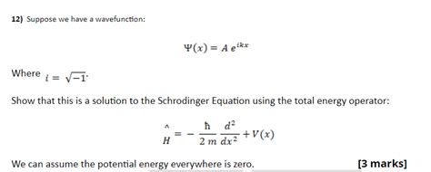 Solved Suppose we have a wavefunction x A eikä Chegg