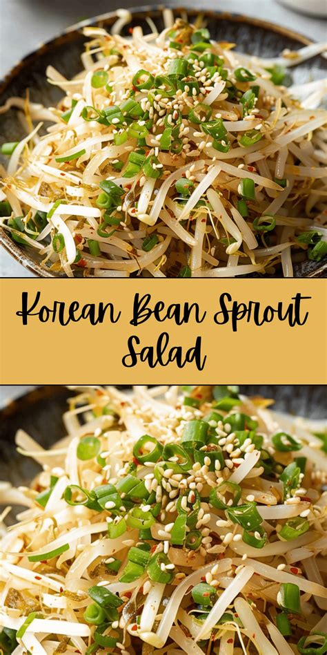 Korean Bean Sprout Salad Quick And Sweet Recipes