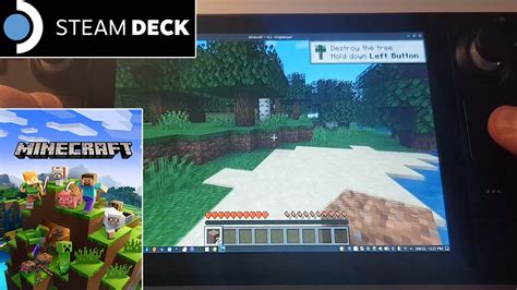 Minecraft Steam Deck Java Demo See Newer Video Youtube
