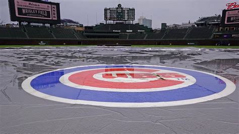 Rain Halts Cubs Dodgers Game At Wrigley Field Nbc Chicago
