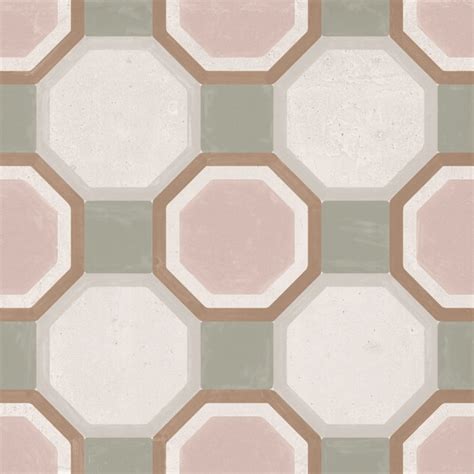 Portia Diamond Pink Pattern Tile Range Tiento