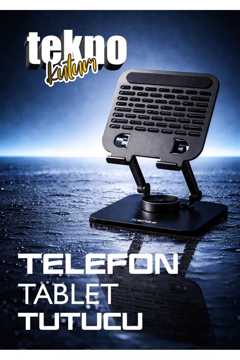 Teknokutum Dizüstü Bilgisayar Ve Ipad Tablet İçin Katlanabilir 360 Derece Döndürülebilir Tutacak