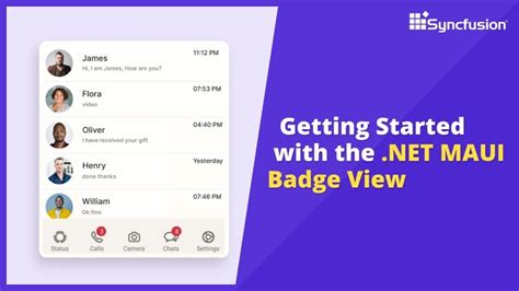 syncfusion on linkedin getting started with the maui badge view