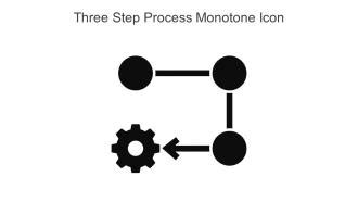 Three Step Process Monotone Icon In Powerpoint Pptx Png And Editable Eps Format PPT Slide