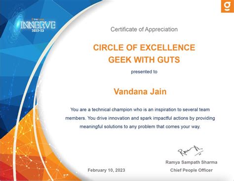 Vandana Jain On Linkedin Thank You Greyorange For The Recognition