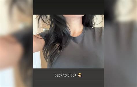 Kylie Jenner Is Back To Black After Having Pink Blue Hair Photos