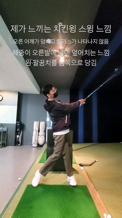 470화 내 스윙 생각하기3 치킨윙 🐔 Feat 조브로 골프 골프스윙 Golf Golfswing Golf Golfswing 드라이버 우드 아이언