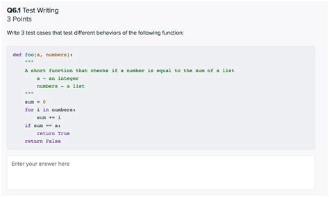 Solved Q Test Writing Points Write Test Cases That Chegg
