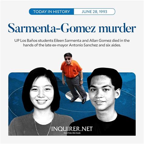 The Late Former Calauan Mayor Antonio Sanchez And His Six Henchmen