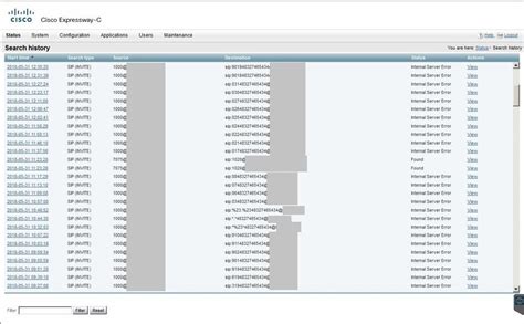 Solved Abnormal Calling History On Expressway Cisco Community
