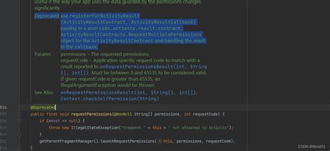 android 权限常见错误，onrequestpermissionsresult回调不执行问题 csdn博客