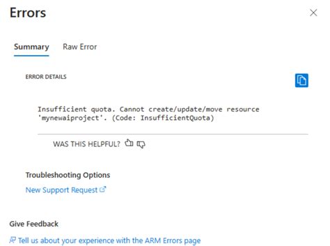 Create Azure Openai Validation Failed Microsoft Qanda