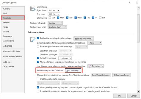 How To Add Holidays To Your Outlook Calendar