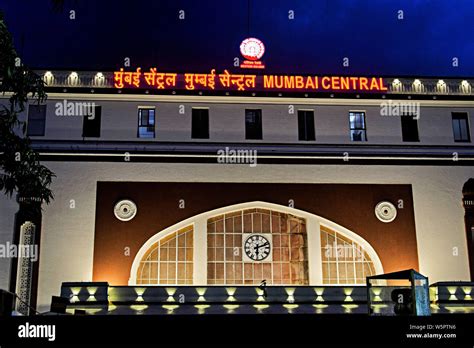 Mumbai Central Railway Station Building Mumbai Maharashtra India Asia
