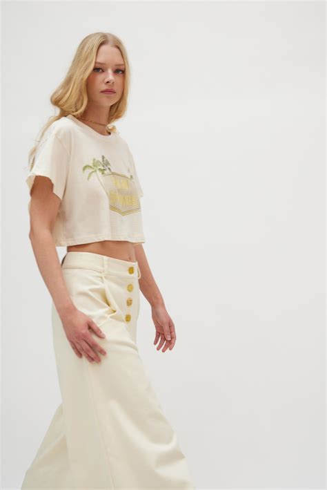 Nala Top Ivory Palm Springs Hemithea Cottoncandy Boutique
