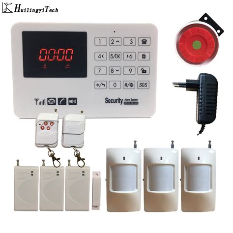 433mhz Gsm Alarm System Wireless Home Burglar Alar Grandado