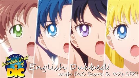 Dic Dubbed Sailor Moon Cosmos Group Transformation Dic Music And 90s