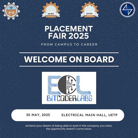 Computer Society Uet Peshawar Get Ready For Your Future Placement Fair 2025 Welcomes