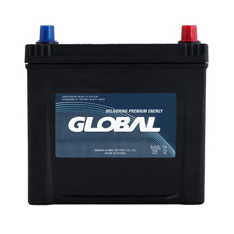Автомобильный аккумулятор GLOBAL 6-СТ 60Ah R+ 500A SMF 65D23L (55D23L ...