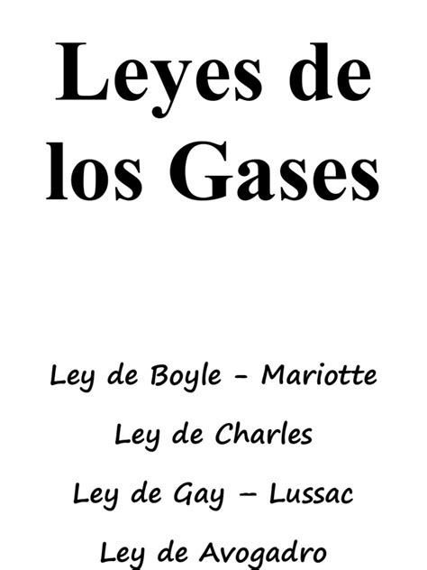 Gases Pdf