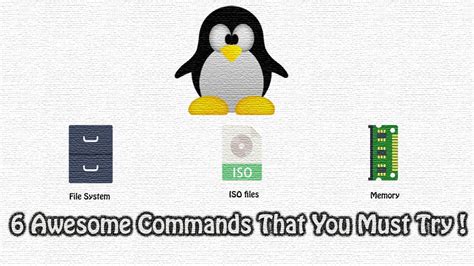 6 Linux Commands To Manage FileSystem ISO File Memory YouTube
