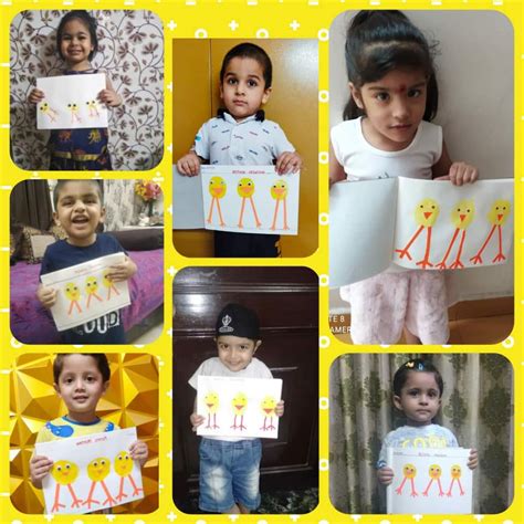 Collage1 Yellow Colour Day Classes Pre Primary Laps