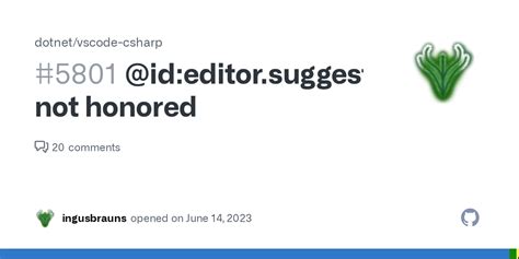 Idsertmode Not Honored · Issue 5801 · Dotnetvscode