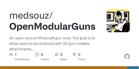 GitHub Medsouz OpenModularGuns An Open Source Minecraft Gun Mod The Goal Is To Allow Users