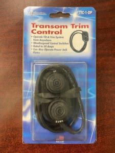 T H Marine Transom Trim Control TTC 1 DP Boss Drives
