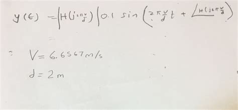 Solved Please Find The Output Y T Chegg Com