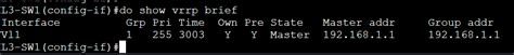 solved vrrp vip and the physical interface ip cisco community