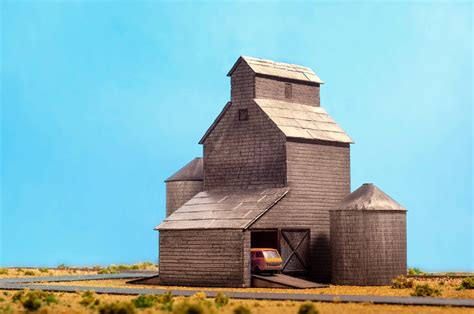 Laser Cut N Scale Grain Elevator Building Kit Wsilo Kit 4616372308