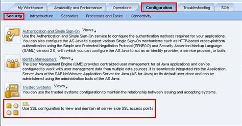 How To Configure Ssl By Using Configuration Tool I Sap Community