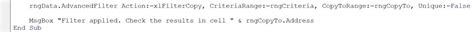 VBA Advanced Filter In Excel Syntax Examples How To Create