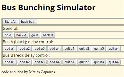 Github Topospec Busbunching Bus Bunching Effect Simulator In Javascript