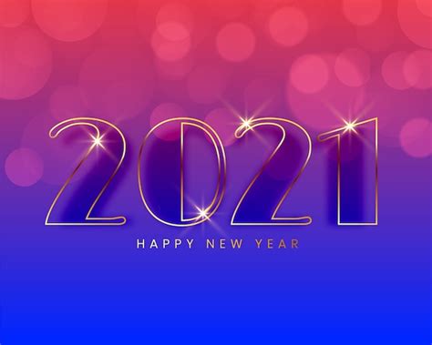 Bokeh와 화려한 배경에 황금 텍스트 무료 벡터