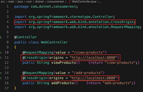 Spring Boot Cors Support Dot Net Tutorials
